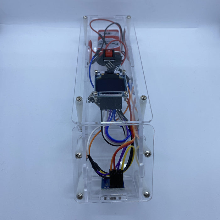 DIY Assembled Infrared Thermal Camera arduino based AMG8833 inside ...