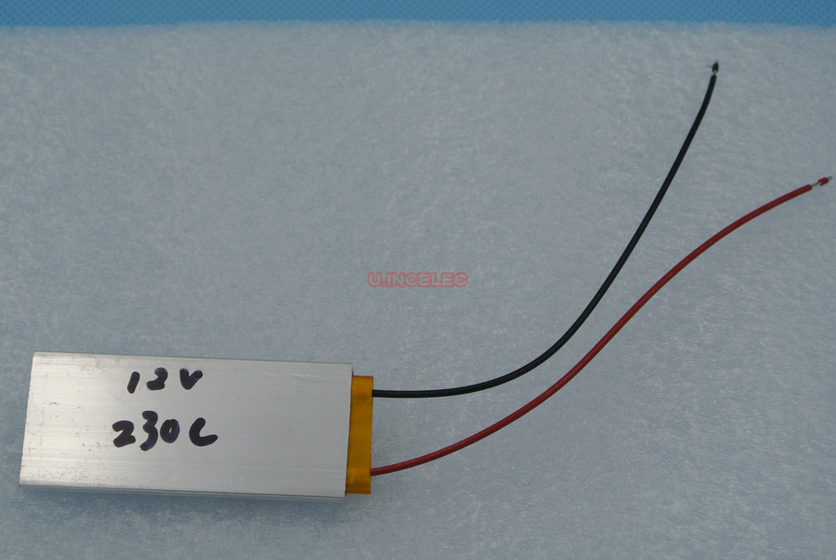 1pcs PTC Heater 12V 230°C 20-60W Ceramic Stone Aluminum shell 70x30mm ...