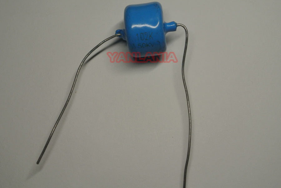 1pcs High Voltage Ceramic Disc Capacitors 102K 1nF 50KV 50000V Axial L ...