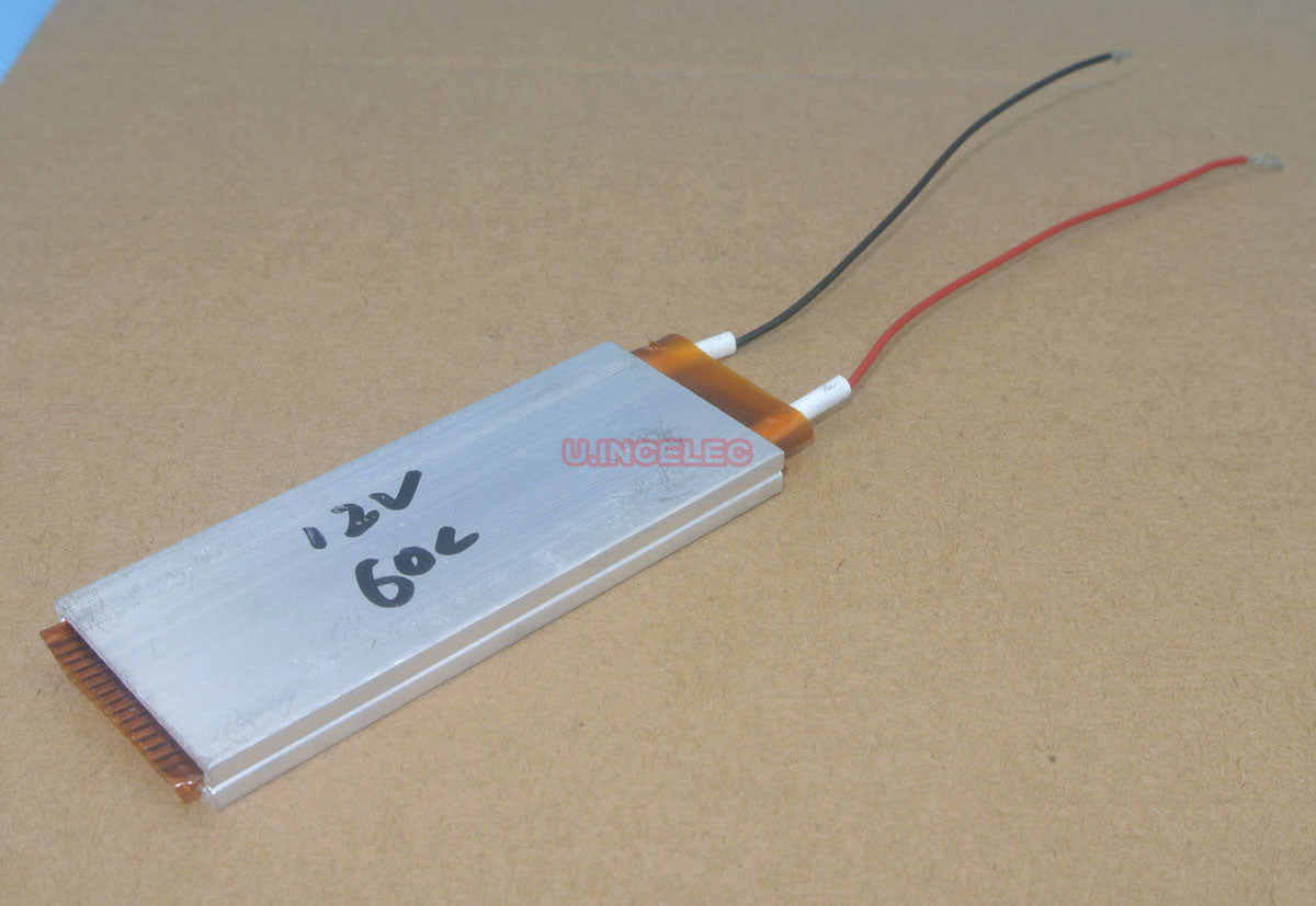 5pcs PTC Heater 12V 60°C 5-20W Ceramic Stone Aluminum shell 70x30mm ...