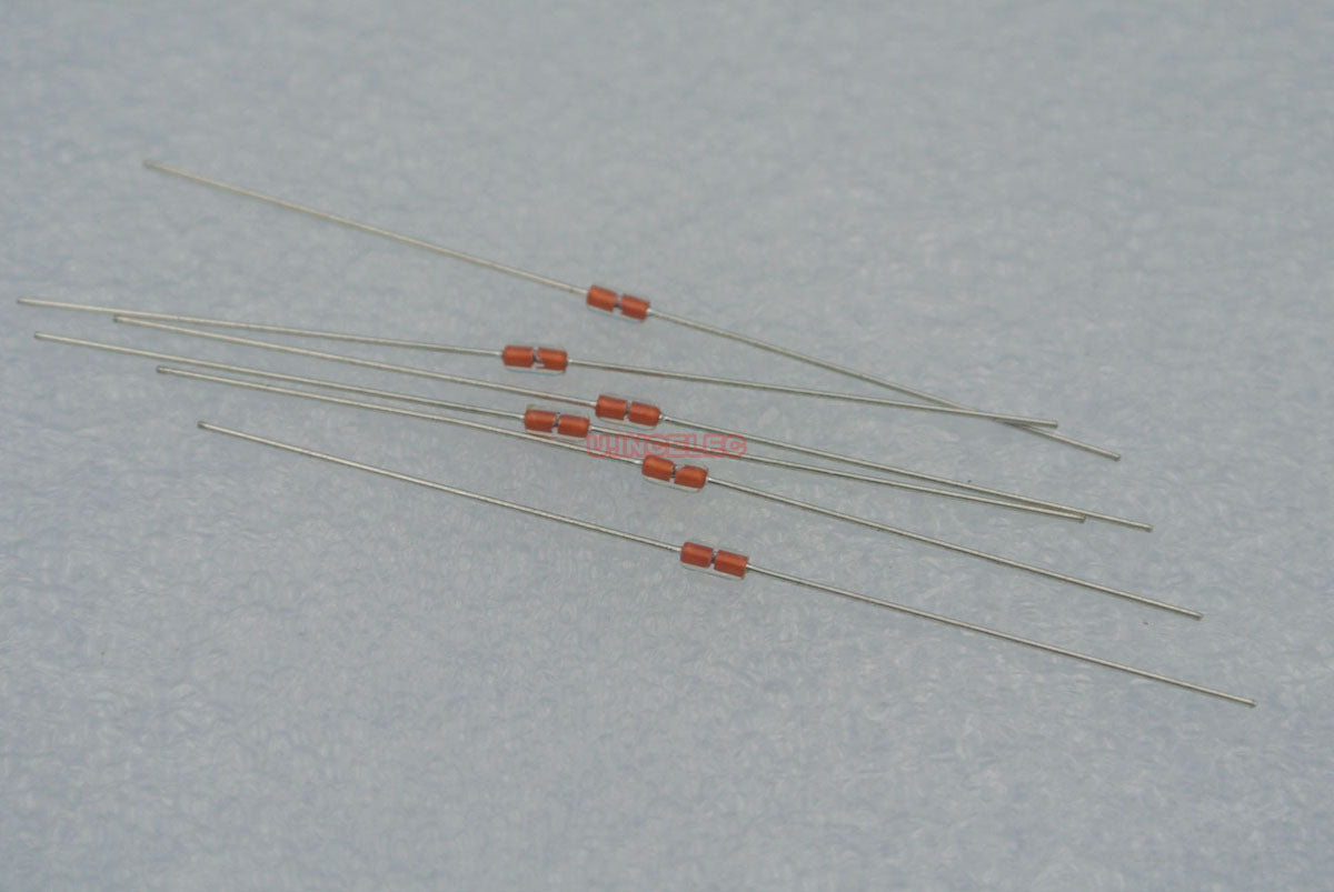 100pcs NTC Thermistor 50K ohm 1% B 3950 Diode Type Glass Encapsulated ...